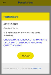 Email Poste Italiane: pericolo phishing